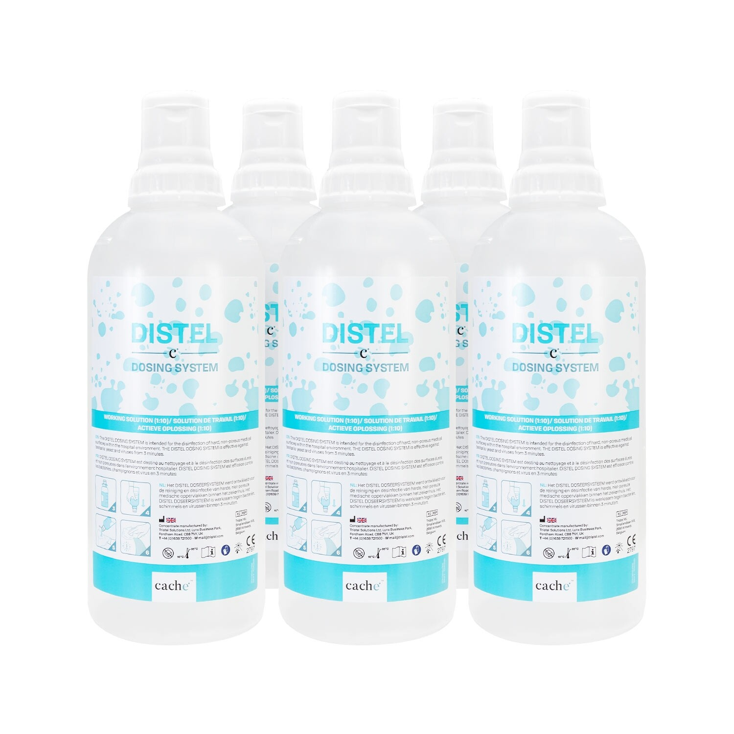 Distel Dosing System Dosing Empty Bottles (6x 1L) - Killer Beauty