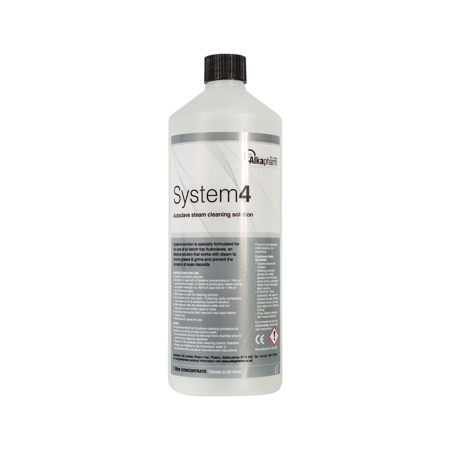 System4 Autoclave Steam Cleaning Solution 1L - Killer Beauty